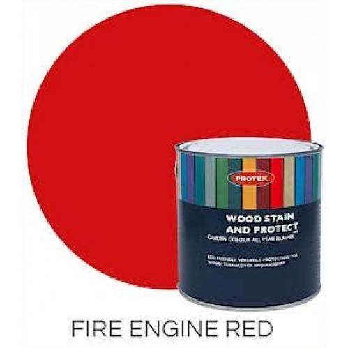 Protek Wood Stain And Protect 1L - Fire | 040089 | DIY and Painting
