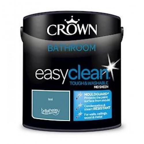 2.5L Crown Easyclean Bathroom Mid-Sheen | 040303 | DIY and Painting