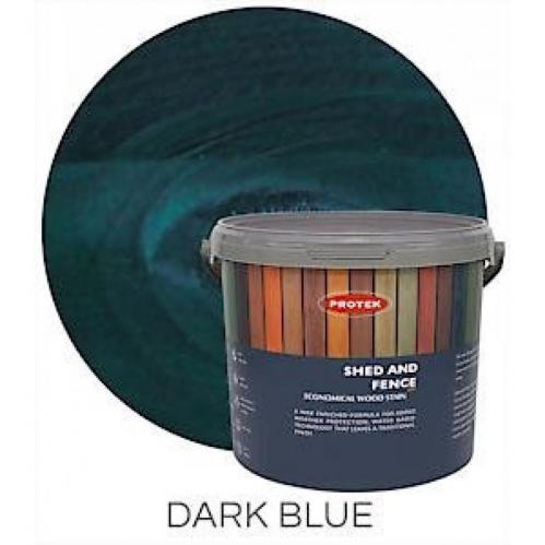 Protek Shed And Fence Stain Dark Blue 5 | 042291 | DIY and Painting