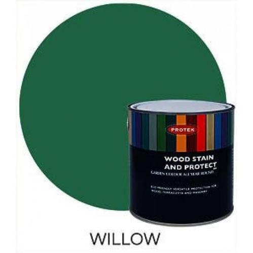 Protek Wood Stain And Protect 1L - Willow | 048686 | DIY and Painting