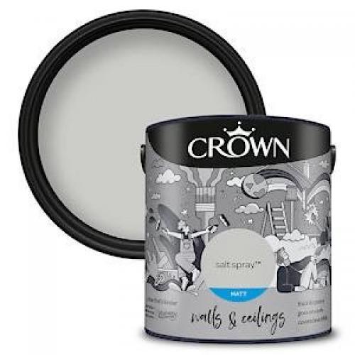 Crown 2.5L Breatheasy Matt Emulsion Paint | 061341 | DIY and Painting