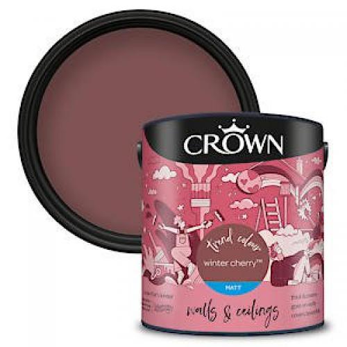 Crown 2.5L Breatheasy Matt Emulsion Paint | 061408 | DIY and Painting