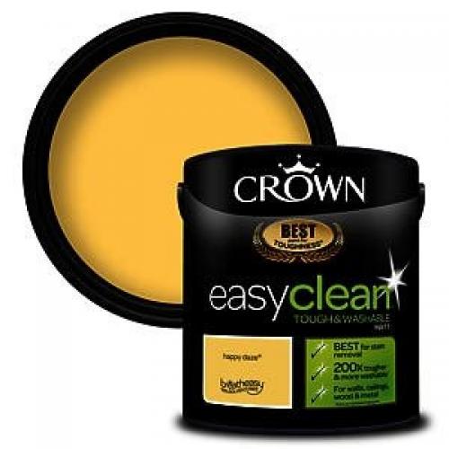 Crown Easy Clean MATT 2.5 Litre HAPPY | 086728 | DIY and Painting
