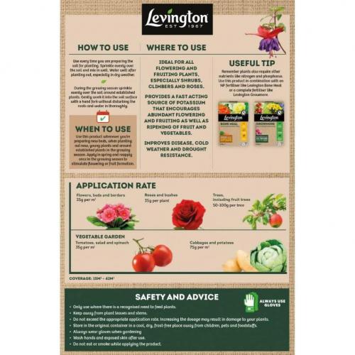 Levington by Miracle-Gro Natural Sulphate | 128165 | Exercise Books