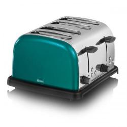 Swan 4 Slice Teal Toaster ST14020TELN | 131394 | Toasters