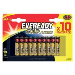 Eveready Gold (AAA) Alkaline Batteries (Pack | 141195 | AAA Batteries