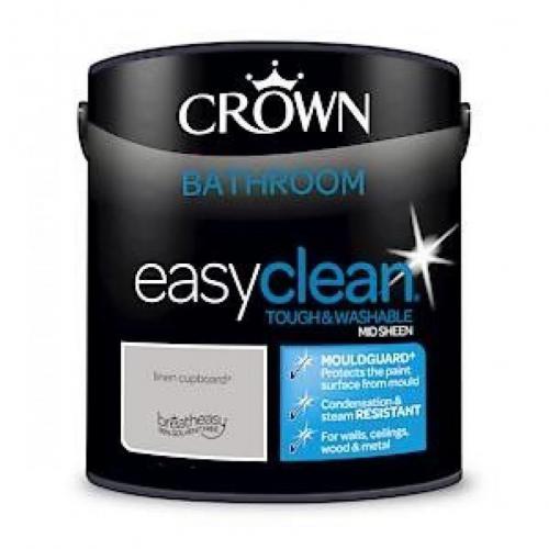 2.5L Crown Easyclean Bathroom Mid-Sheen | 441451 | DIY and Painting