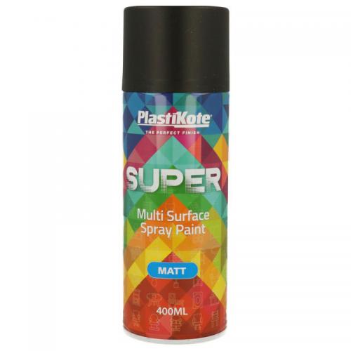 Plasti-Kote SUPER Interior and Exterior Spray 400ml MATT | 586743