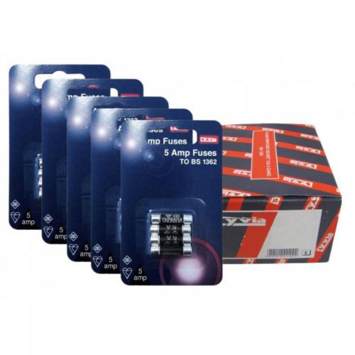 Lyvia Electrics 5 Amp Fuses to BS1362 Standard Pack | 604371 | Tools