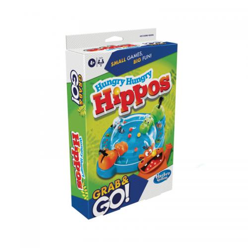 Hasbro Hungry Hungry Hippos Grab and Go | ABG16412 | Board Games