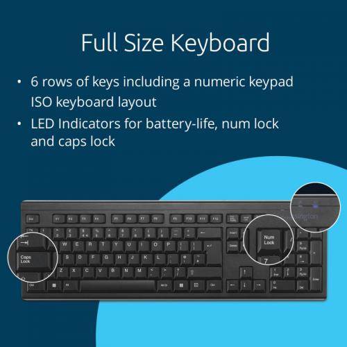 Kensington EQ KB150 Wireless Eco-Friendly | ACCOK75561UK | Keyboards