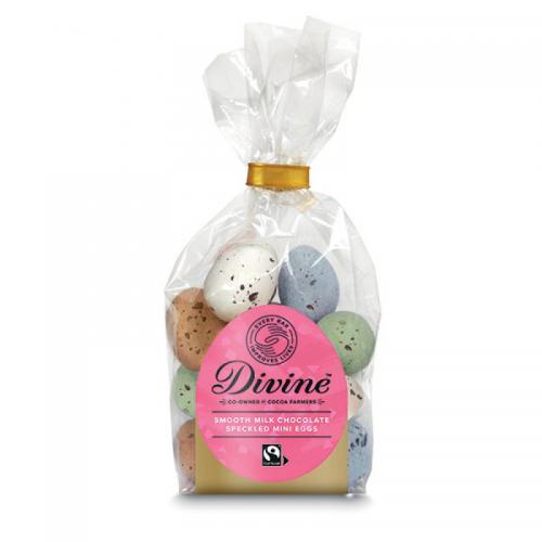 Divine Milk Chocolate Speckled Mini Eggs 155g | AU00157 | Chocolate