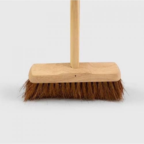 Wooden Deck Scrubber C/W Handle | BKWH62DECK | Brushes & Brooms