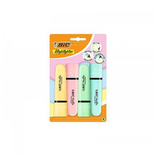 BIC Tank Highlighters Pastel Assorted | CTST517953 | Highlighters