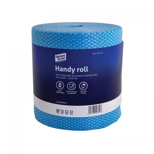 Robert Scott Handy Roll 350 Sheets Blue | CX09748 | Cloths and Wipes