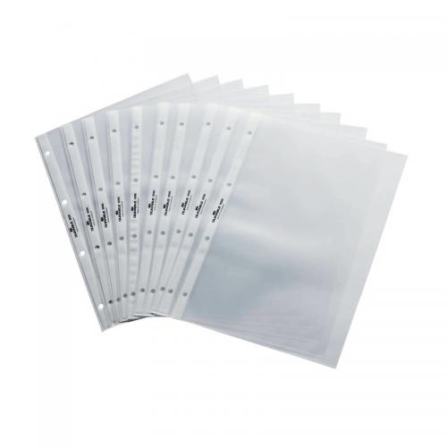 Durable Transparent Flipchart Pockets A4 | DB88204 | Punched Pockets