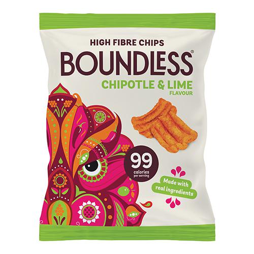 Boundless Chipotle and Lime Activated Chips 23g | DFF910 | Crisps