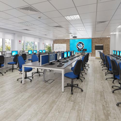 Connex add on units back | DMFCO1416ABSWH | Bench Desk Add On Units