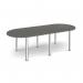 Radial end meeting table 2400mm x | DMFDRL2400COG | Meeting Tables