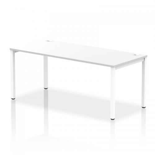 Impulse Bench Single Row 1800 White | DYNIB00447 | Bench Desking