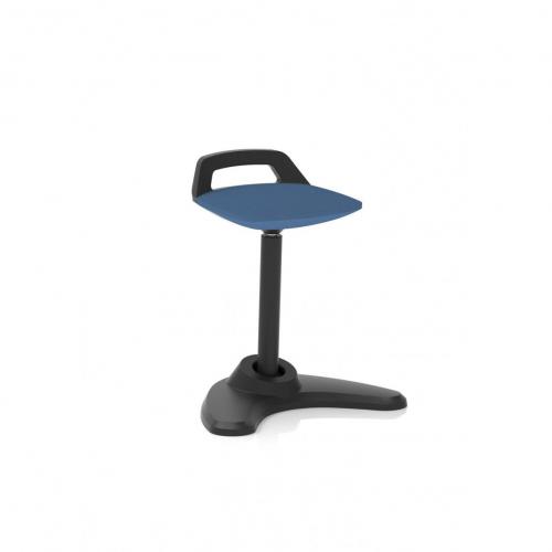 Spry Stool Black Frame Bespoke Colour Seat | DYNKCUP4259 | Stools