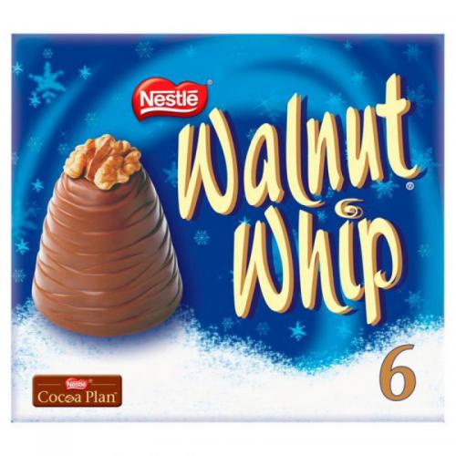 Walnut Whip 6 Pack 180g - 12275880 70748NE | EXR70748NE | Chocolate