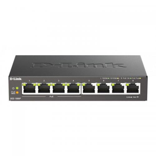 D-Link 8 Port Gigabit PoE | EXR8DLDGS1008PB | Routers and Switches