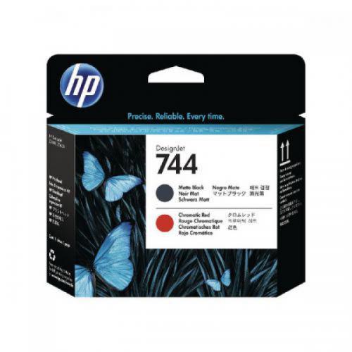 HP 744 Printhead Matte Black & Red | EXRHPF9J88A | Ink Cartridges