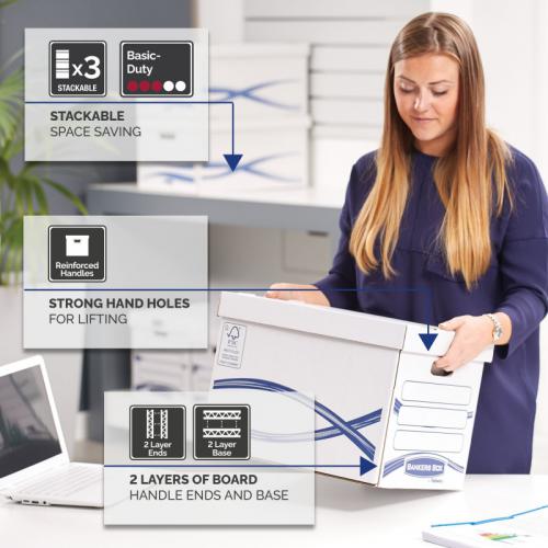 Bankers Box Basic Standard Storage Box Pack | GJQ33630J | Bankers Box