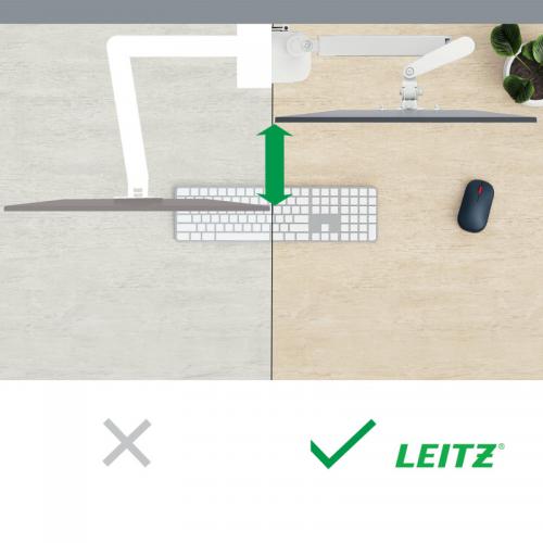 Leitz Ergo Space Saving Single Monitor Arm | GJQ35704J | Monitor Arms
