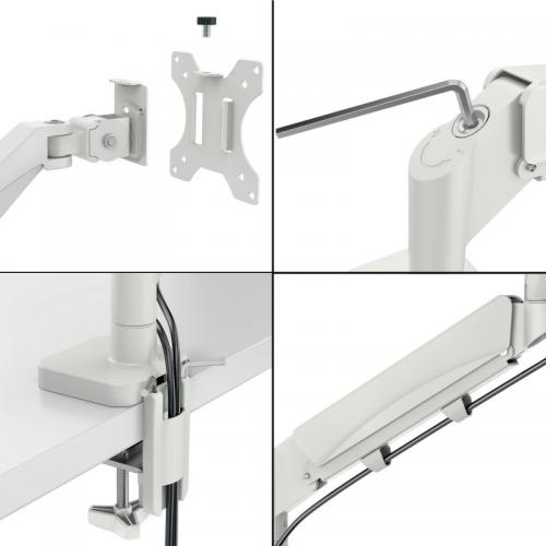 Leitz Ergo Space Saving Single Monitor Arm | GJQ35704J | Monitor Arms