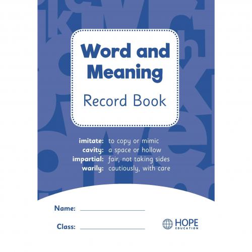 Word And Meaning Record Book HP00050155 HP00050155 English Word And Meaning Record Book HP00050155 HP00050155 English
