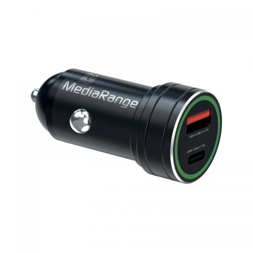 Media Range 20W Car Charger USB AUSB C | ME87295 | Phone Accessories