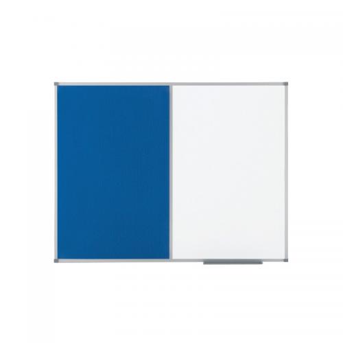 Nobo Classic Combi Blue FeltSteel | NB19702 | Combi Notice Boards