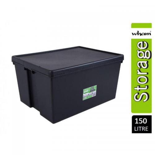 Wham Bam Black Recycled Storage Box 150 | NWT3876P | Storage Boxes