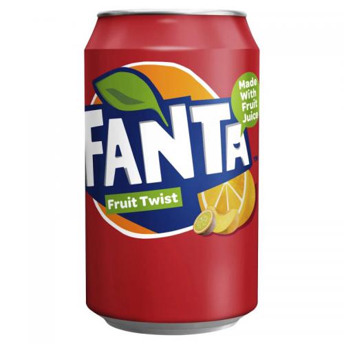 Fanta Fruit Twist Soft Drink 330ml Can (Pack | NWT5358 | Soft Drinks