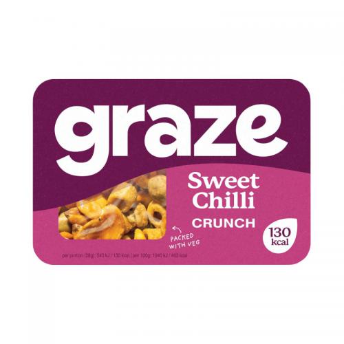 Graze Sweet Chilli Crunch Punnet 31g Pack Of 9 PX70337 Snacks