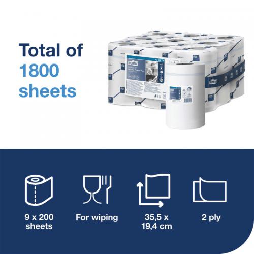 Tork Reflex Multipurpose Wiping Paper Plus | SCA06294 | Wiper Roll
