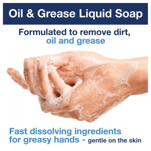 Tork Oil & Grease Liquid Soap (Pack of 6) | SCA28417 | Hand Wash