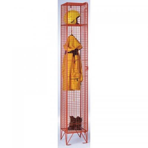 Locker - Coloured Wire Mesh Standard 6Comp. + | SLBY313732 | Lockers