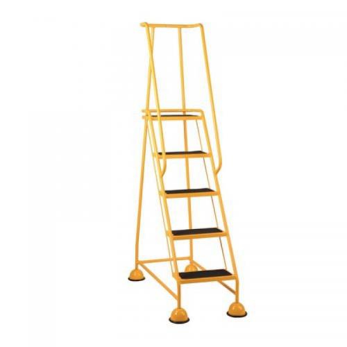 5 Tread Spring Loaded Step, Full Handrail, Anti-Slip | SLBY385121