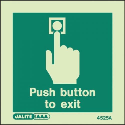Push Button To Exit Sign 389807 389807 | SLBY389807