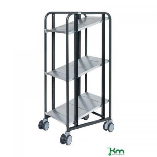 Konga multi-positional steel shelf | SLBY417406 | Shelved Trolleys