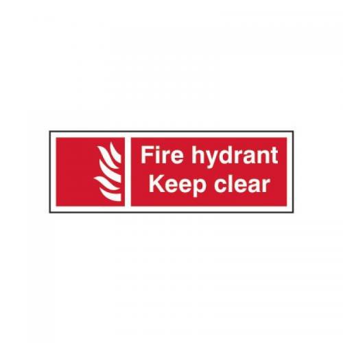 Fire Hydrant Keep Clear - Sav (300 X | SLBY421248 | Fire Safety Signs