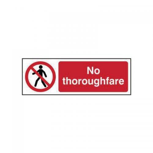 No Thoroughfare - Sav (300 X 100mm) 421991 421991 | SLBY421991