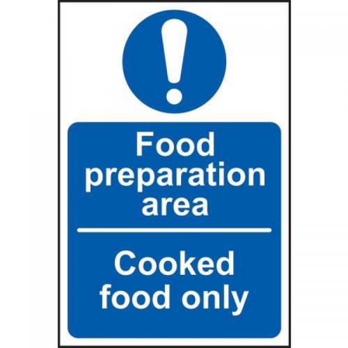 Food Preparation Area Cooked Food Only - Sav (150 X | SLBY422486
