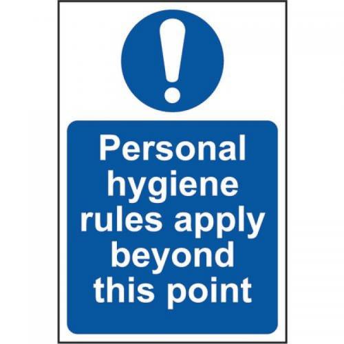Personal Hygiene Rules Apply Beyond This Point - Sav | SLBY422503