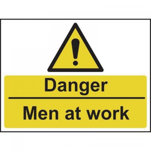 Danger Men At Work - Sav (600 X 450mm) | SLBY422896 | Danger Signs