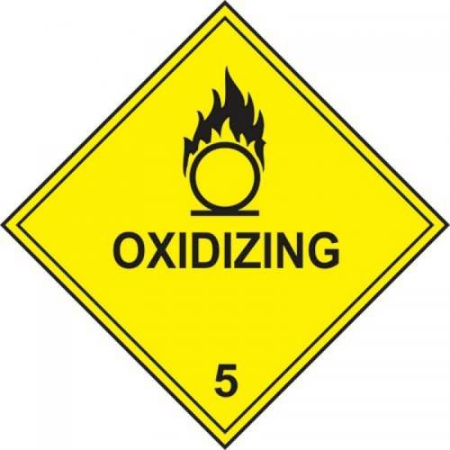 Oxidizing 5 - Labels (100 X 100mm Roll Of 250) 423776 | SLBY423776