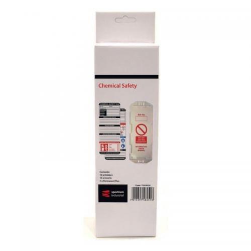 Chemical Safety Tag Kit (10 Clawtag Holders, 10 | SLBY424831